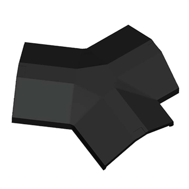 Escandella Rooftile Q123K 3-way Ridge Tile Galaxy Klinker