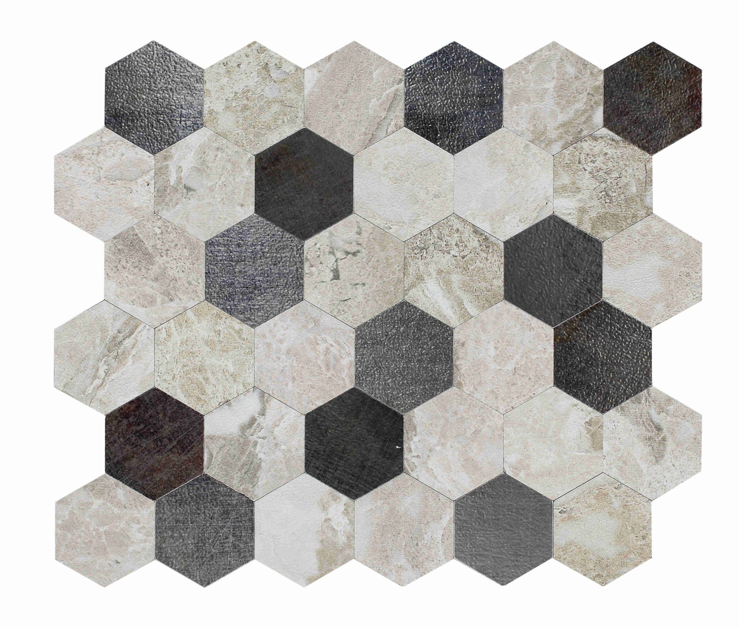 Nooi Deco Peel and stick Hexagon Mahov